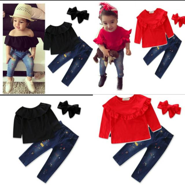 Jual Setelan Anak Cute Import (S24B) | Shopee Indonesia