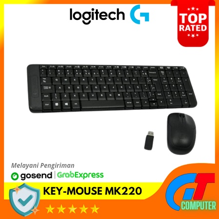 Jual Logitech MK 220 Wireless Combo keyboard + mouse | Shopee Indonesia