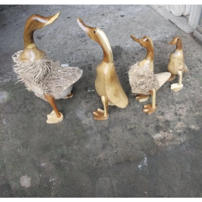 Jual patung bebek kayu | Shopee Indonesia