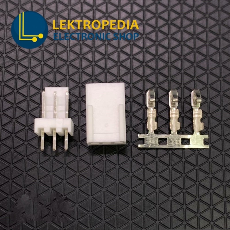 Jual Soket Molex 3p Konektor 3pin 2510 2.54mm 3 p pin Socket Connector Molek kaki | Shopee Indonesia