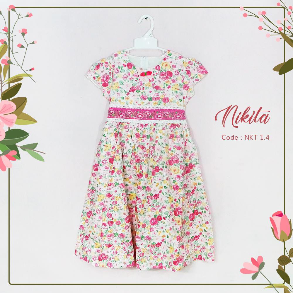 Jual BAJU ANAK CEWEK MODEL BARU NIKITA #3 DRESS ANAK PEREMPUAN READY ...