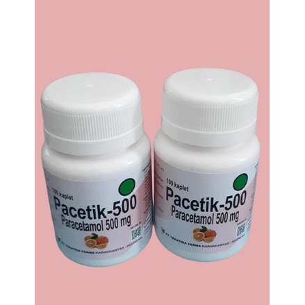 Jual BOTOL PACETIK 500 - PARACETAMOL 500MG BOTOL (YEKATRIA FARMA ...