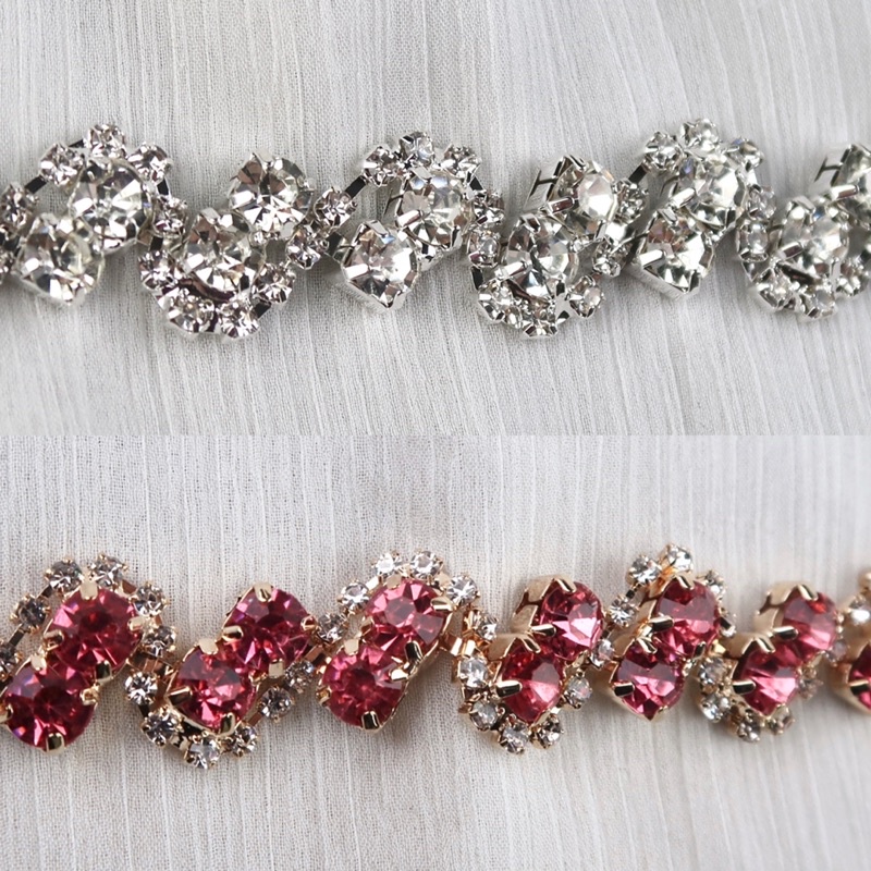 Jual Payet Rangkai Swarovski Mewah | Belt Bridal Sash Premium Renee ...