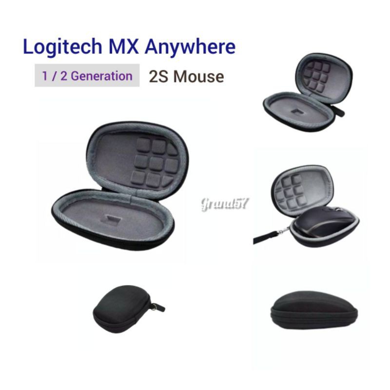 Jual tas hardcase mouse logitech mx anywhere 1 2 2s 3 mouse eva case ...