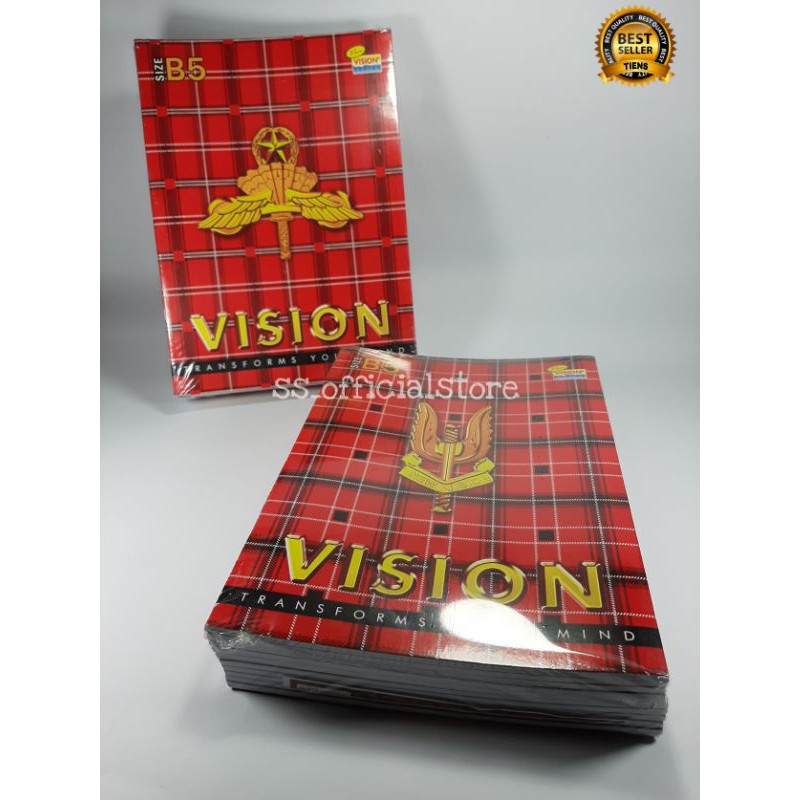 Jual BUKU TULIS VISION B5 / BUKU TULIS BOXY VISION | Shopee Indonesia