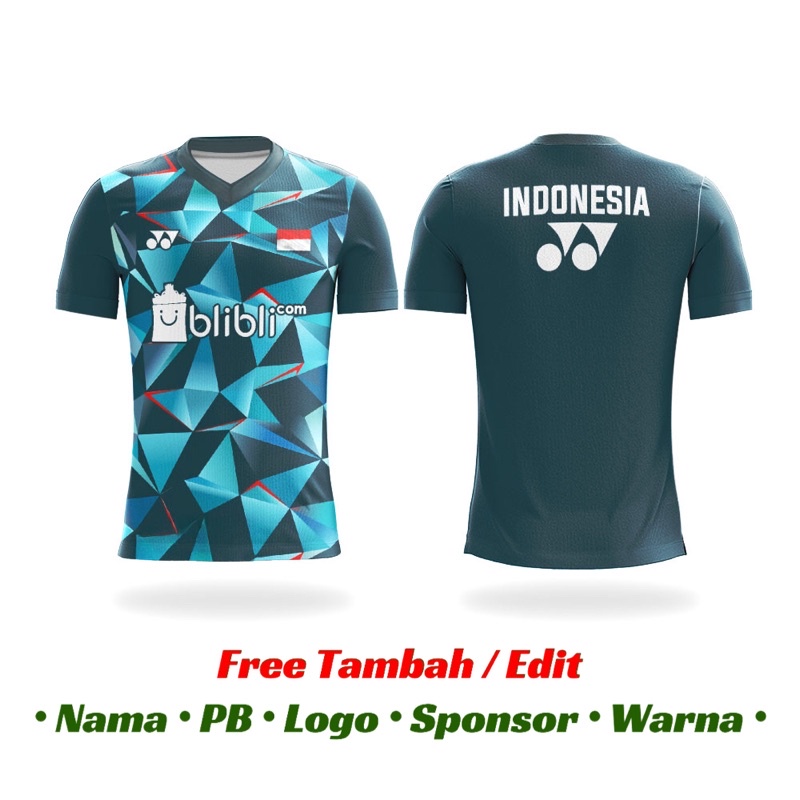 Jual Jersey Bulutangkis Badminton Custom | Baju Kaos Bulutangkis Badminton Custom | Free Custom ...