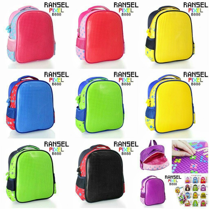 Jual Tas Ransel Lego Untuk Anak TK Powa Pixel | Shopee Indonesia