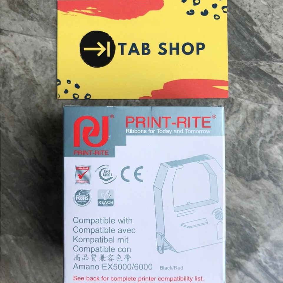 Jual TAB SHOP - PRINT RITE COMPATIBLE RIBBON AMANO EX5000 / 6000 ...