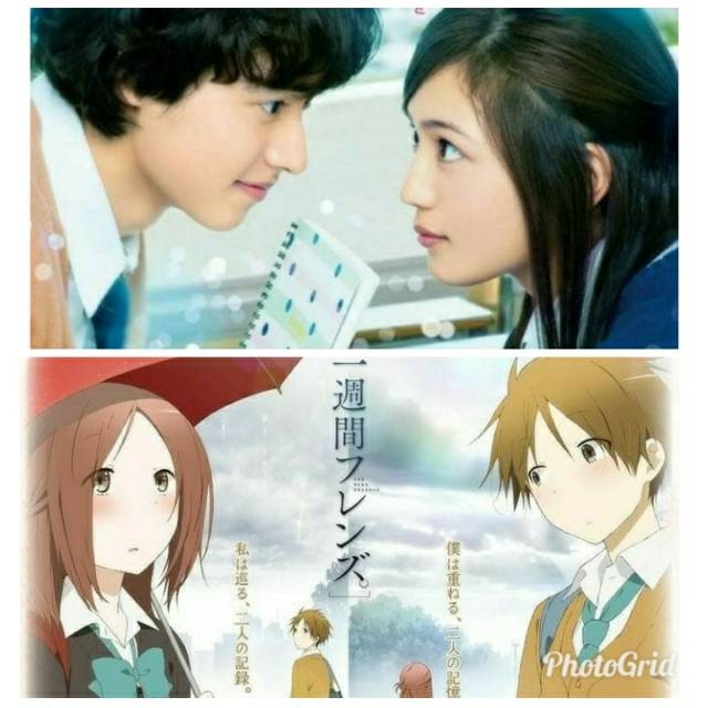 Jual FIlm Anime Isshuukan Friends (One Week Friends) Cartoon&Live ...