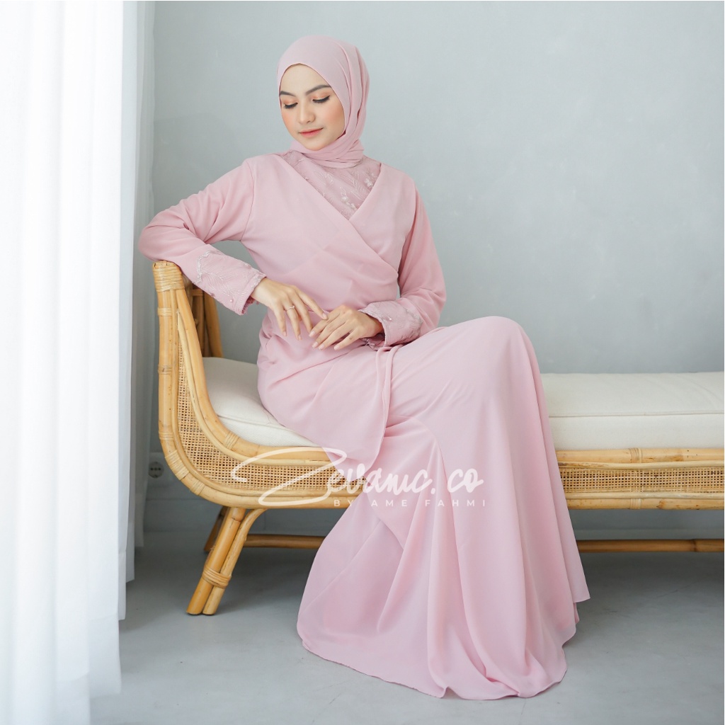 Jual Farnaz One Set Wanita Kekinian Korean Style Setelan Rok Lebaran ...