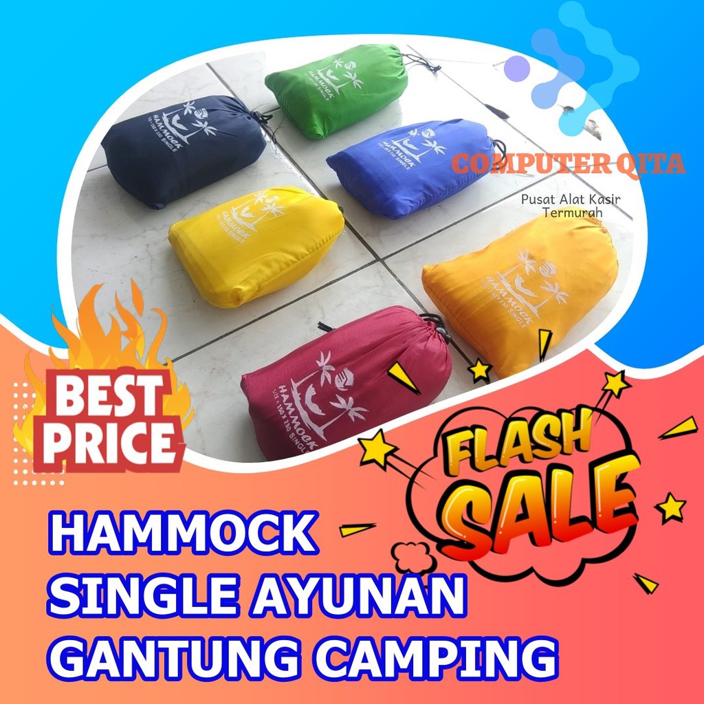 Jual Hammock / Hamock / Hamok / Hamuk / Ayunan Pohon Outdoor Camping ...