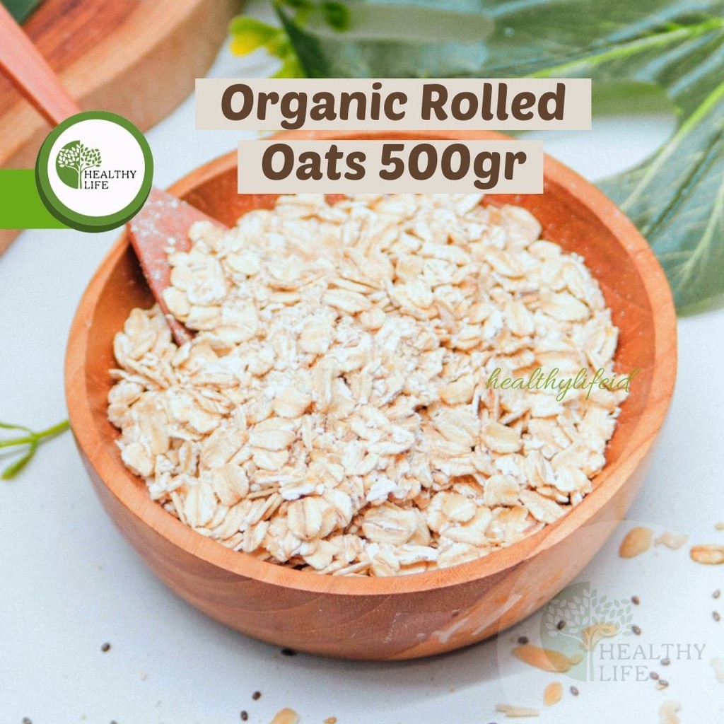 Jual Organic Rolled Oat 500 gr | Shopee Indonesia