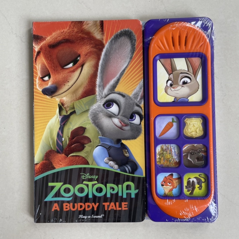 Jual Sound Book | Disney Zootopia A Buddy Tale | Soundbook Buku ORI ...