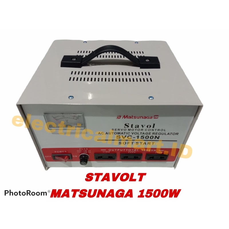 Jual Stavolt MATSUNAGA / Stavolt Stabilizer 1500Watt | Shopee Indonesia