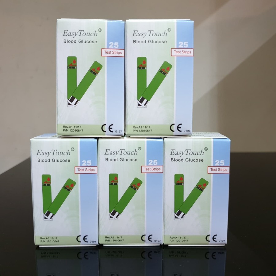 Jual Easy Touch Strip Gula Darah / Glucose Strip Isi 25 Pcs | Shopee ...