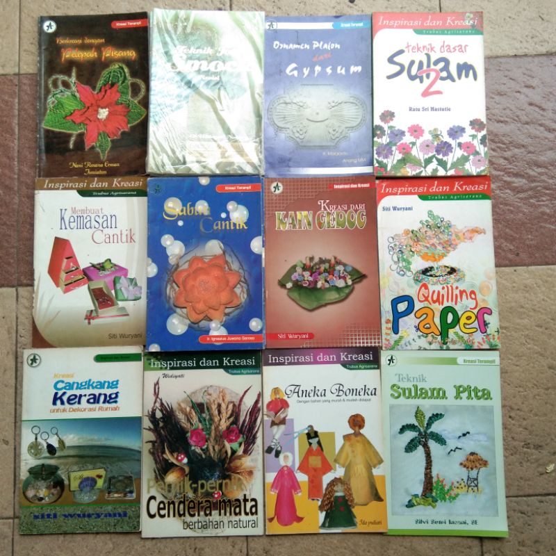 Jual Buku Kreasi / Keterampilan / Kerajinan Pelepah Pisang / Smock ...