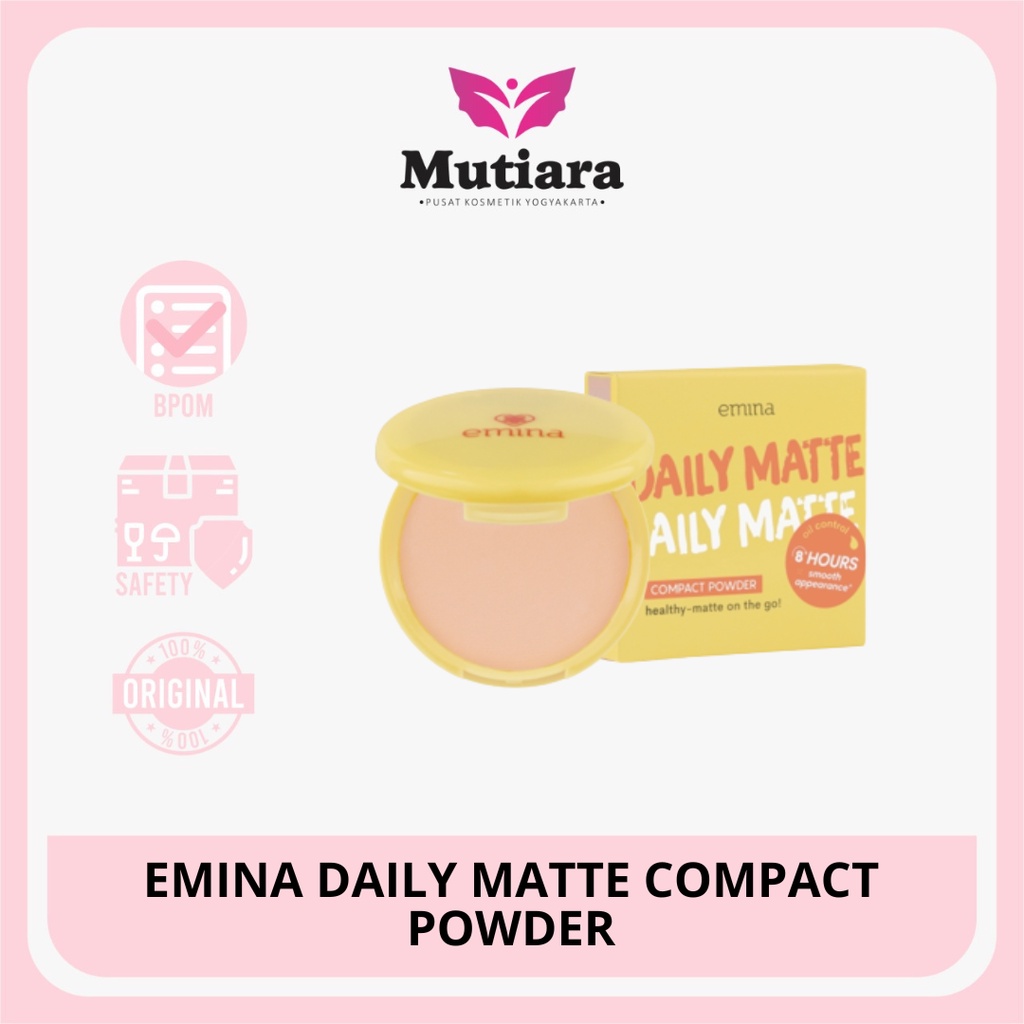 Jual EMINA DAILY MATTE COMPACT POWDER | Shopee Indonesia