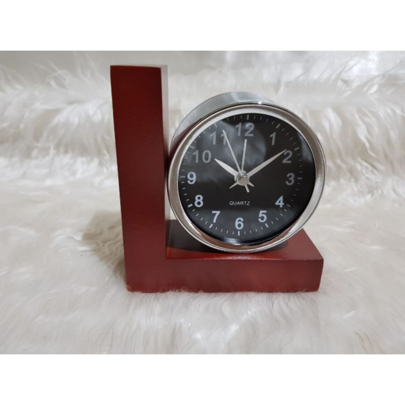Jual Jh 001 | Jam L | Jam meja | Jam meja kayu | Jam promosi | Jam ...