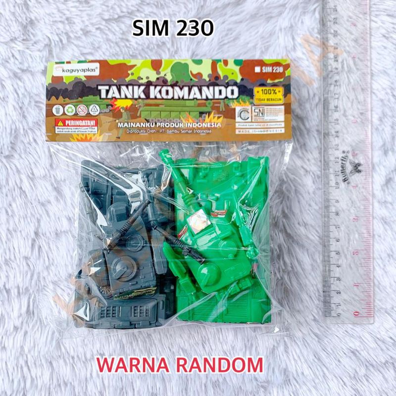 Jual MAINAN SIM 230 TANK KOMANDO ISI 2 PCS KEMASAN KANTONG PLASTIK ...