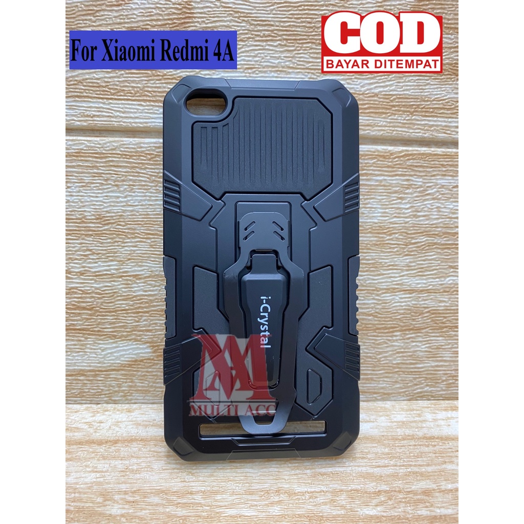 Jual Case Untuk XIAOMI REDMI 4A Case Standing Back Klip Hard Case Robot ...