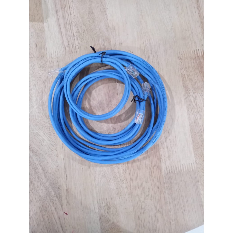 Jual Kabel Lan UTP Rj45 Cat6E 2M 3M 5M Internet Ethernet Cable 1Meter ...