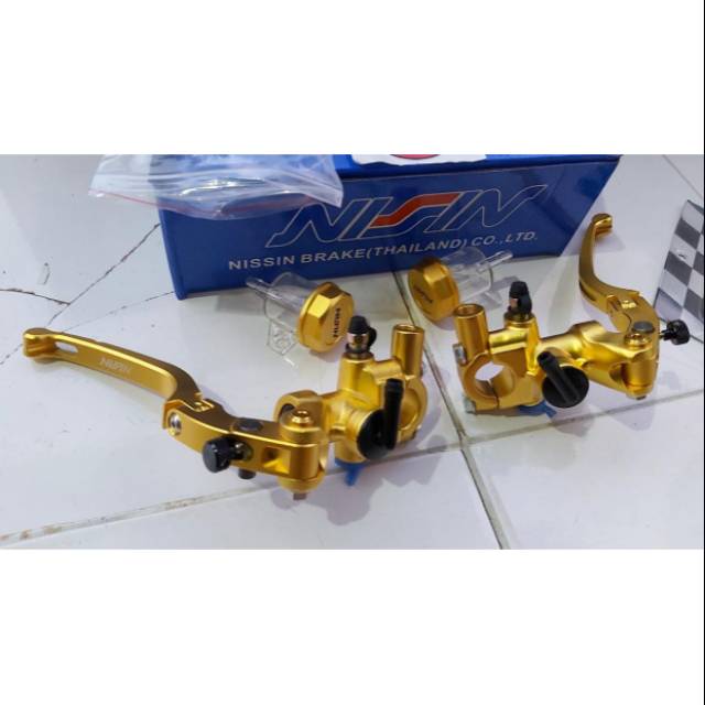Jual Master Rem Nissin Hidrolis Full gold | Shopee Indonesia