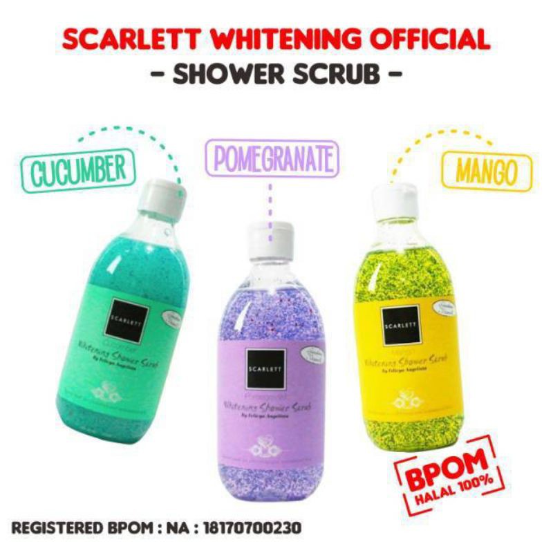 Jual MADAME - SCARLETT SHOWER SCRUB / SABUN MANDI | Shopee Indonesia