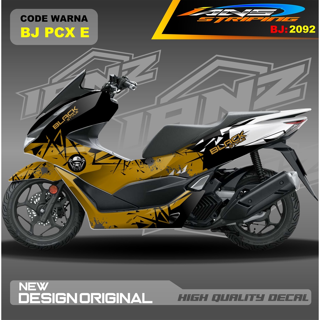 Jual STICKER FULL BODY PCX 150 / DECAL STICKER MOTOR HONDA PCX 160 ...