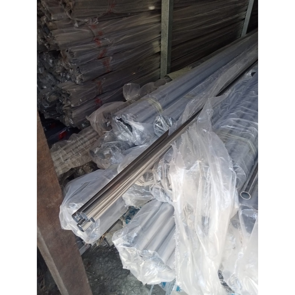 Jual Pipa bulat stainless steel stainlis 1/2"inch 12,7mm 100cm/1meter ...