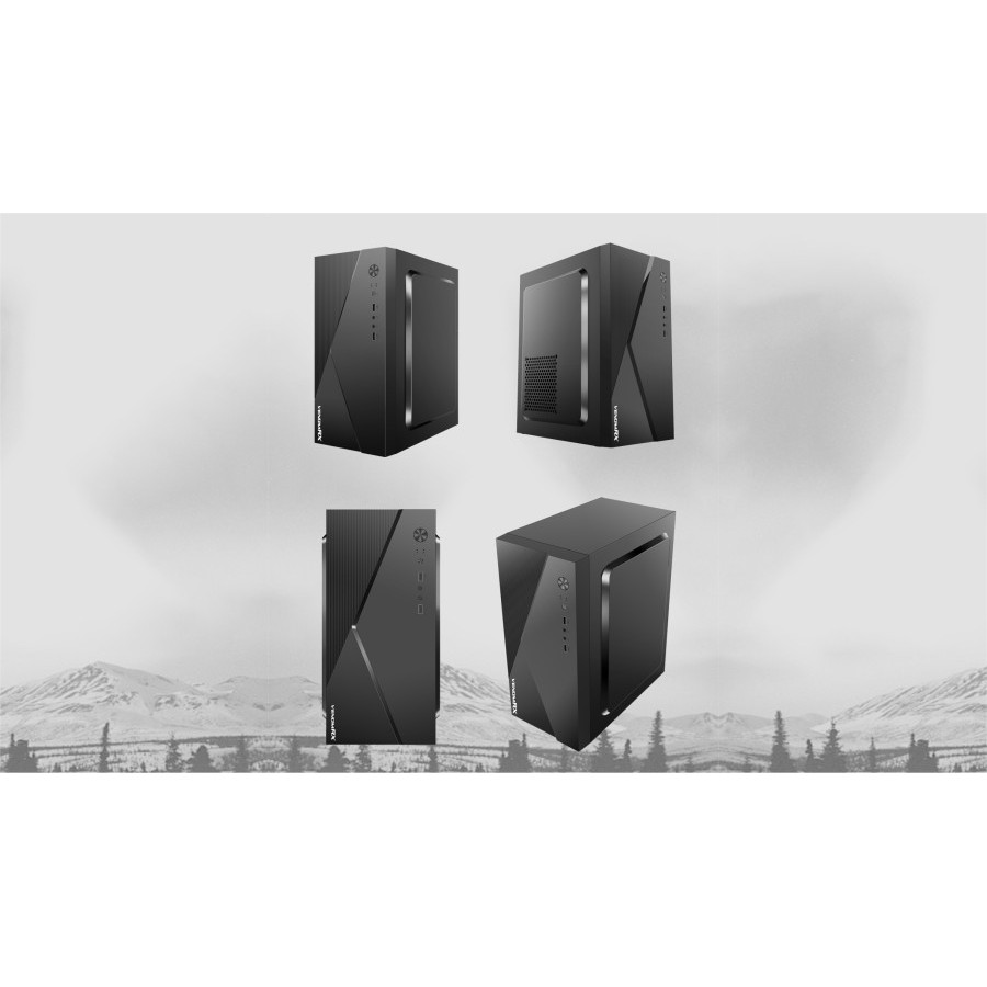 Jual Casing PC Gaming VENOMRX Kingpin M-Atx With PSU Powercore | Shopee ...