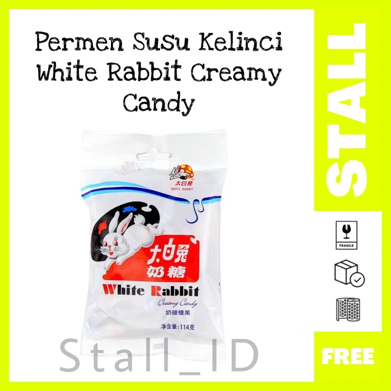 Jual Permen Susu Kelinci / White Rabbit Creamy Candy 180 gr | Shopee ...
