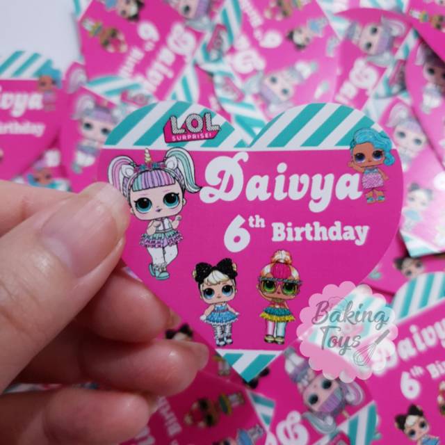 Jual Sticker Pudding Birthday / Souvenir / Hampers / Nasi Kotak Bento ...