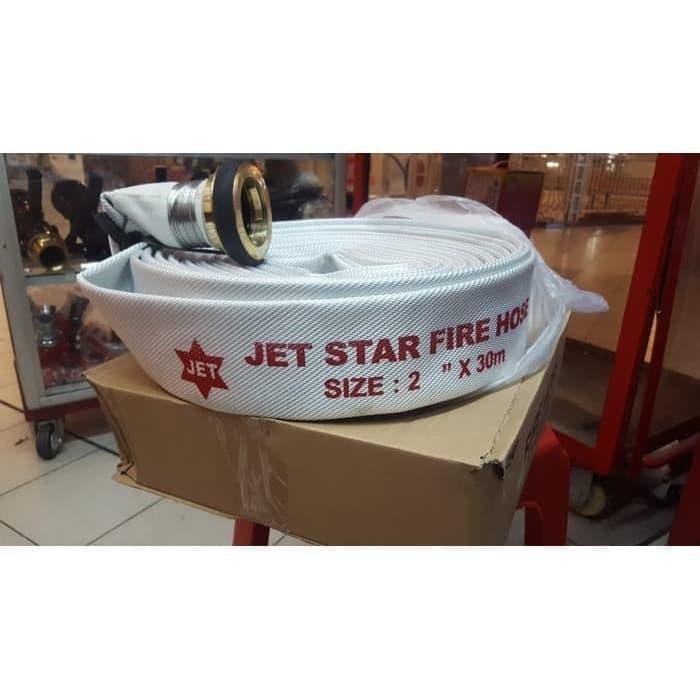 Jual FIRE HOSE KANVAS 2 INCH X 30 - SELANG HYDRANT MERK JET STAR ...