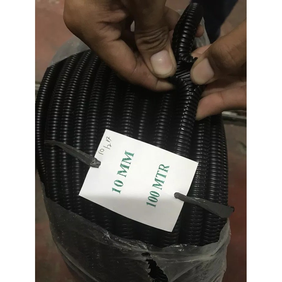 Jual Selang spiral fleksibel belah 10mm-100M / flexibel / bungkus kabel ...