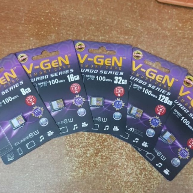 Jual MEMORY CARD V-GEN TURBO SERIES 8GB 16GB 32GB 64GB 128GB | Shopee ...