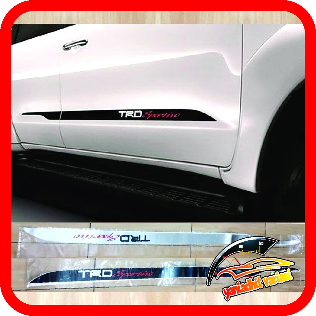 Jual Sticker Body Samping TRD Sportivo Toyota Fortuner | Shopee Indonesia