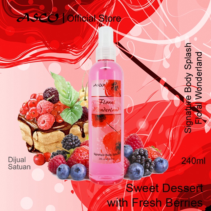 Jual [ Gourmand Floral ] Asco Body Splash FLORAL WONDERLAND 240ml ...