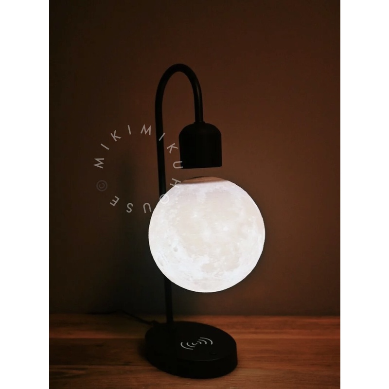 Jual LEVITATING MOON LAMP + WIRELESS CHARGING MAGNET MAGIC LAMPU ...