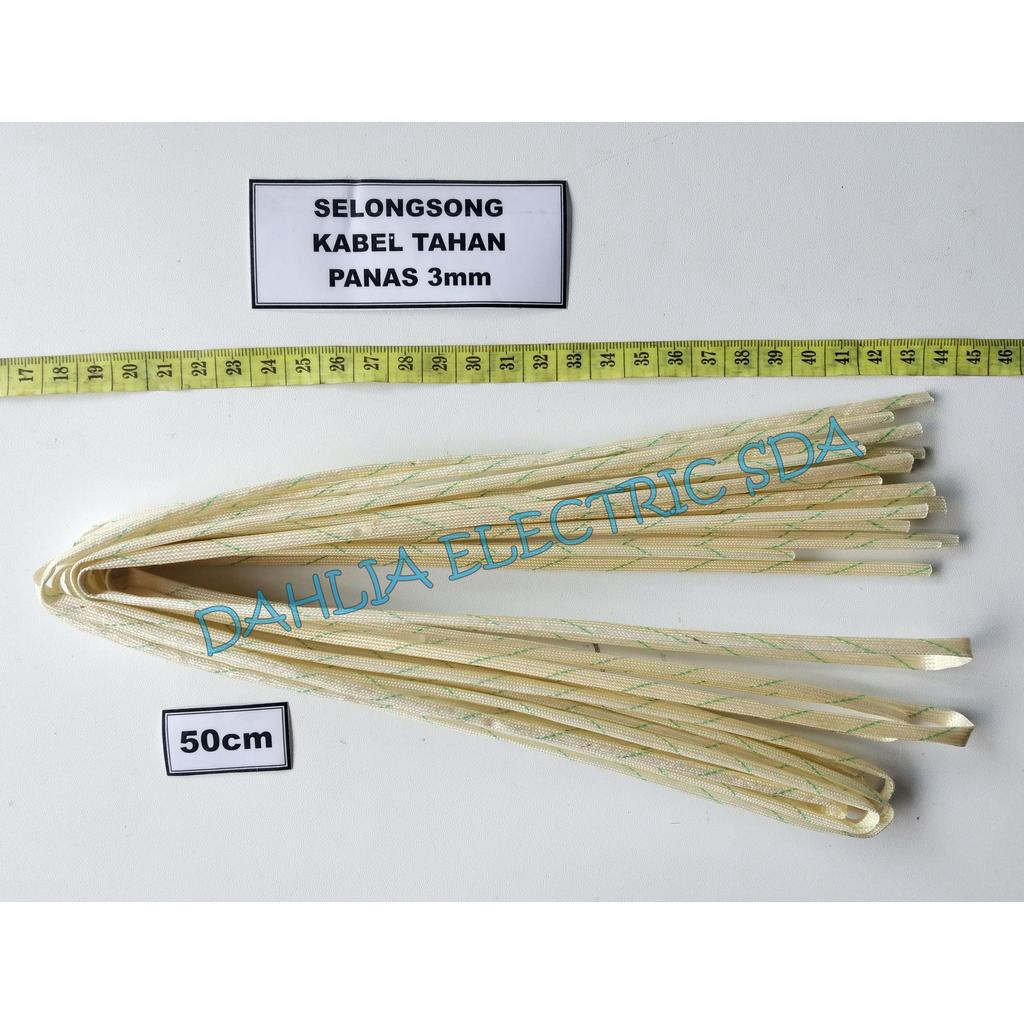 Jual SELONGSONG KABEL TAHAN PANAS 3MM (50CM) | Shopee Indonesia