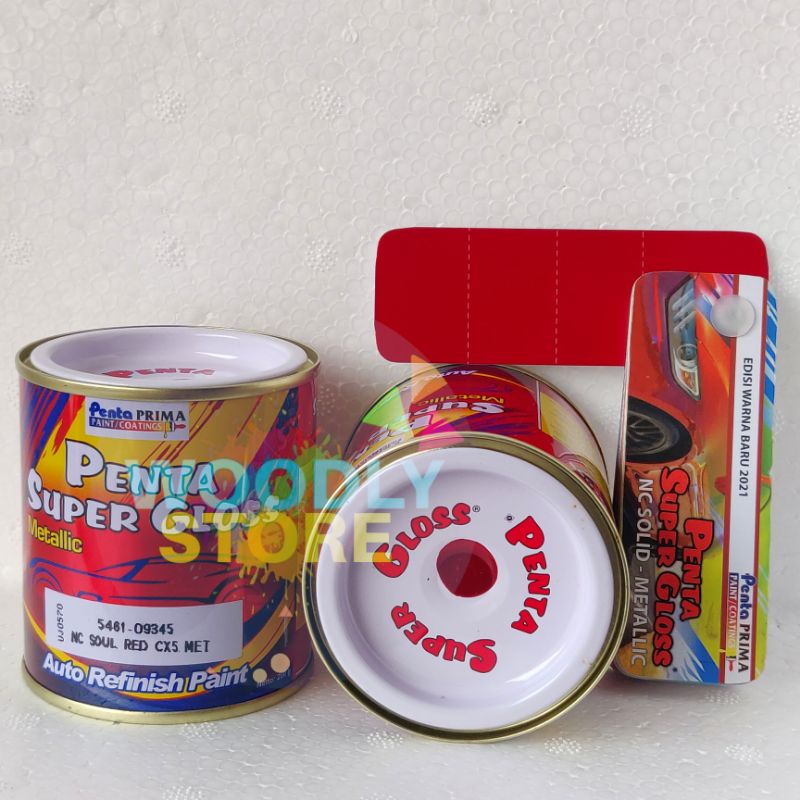 Jual PENTA SUPER GLOSS NC SOUL RED CX5 MERAH MAZDA CX5 METALIK CAT DUCO ...