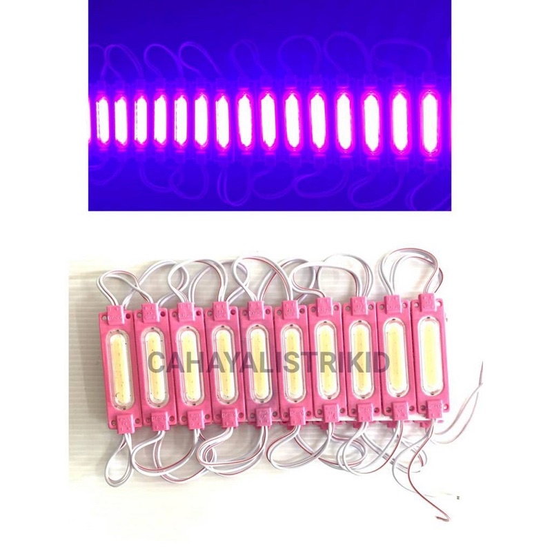 Jual LAMPU LED COB 6 MATA 12V 24V MODUL KOLONG MOBIL DAN MOTOR / NEON BOX / AQUARIUM / WALET 12 ...