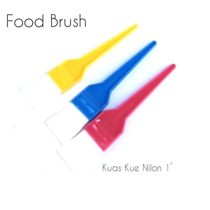 Jual Kuas Kue 1 inc Bahan Sintetis / Kuas Roti 1 inc Food Brush / kuas ...