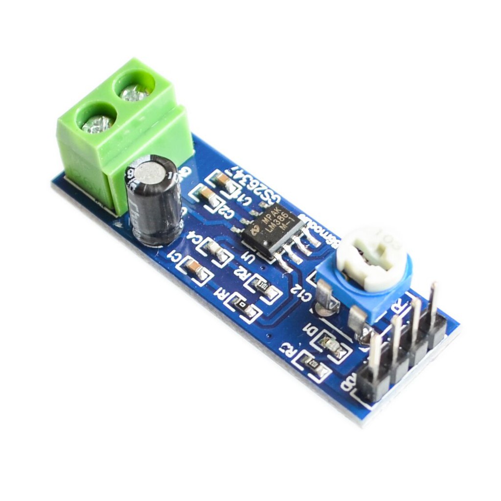 Jual LM386 200 Gain Audio Amplifier Module Arduino Raspberry Pi ...