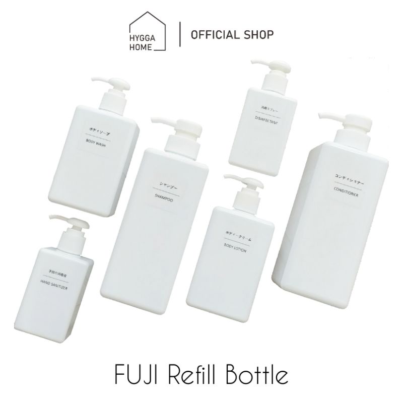 Jual Hygga Home FUJI Refill Pump Bottle Botol Refill Shampoo Sabun ...