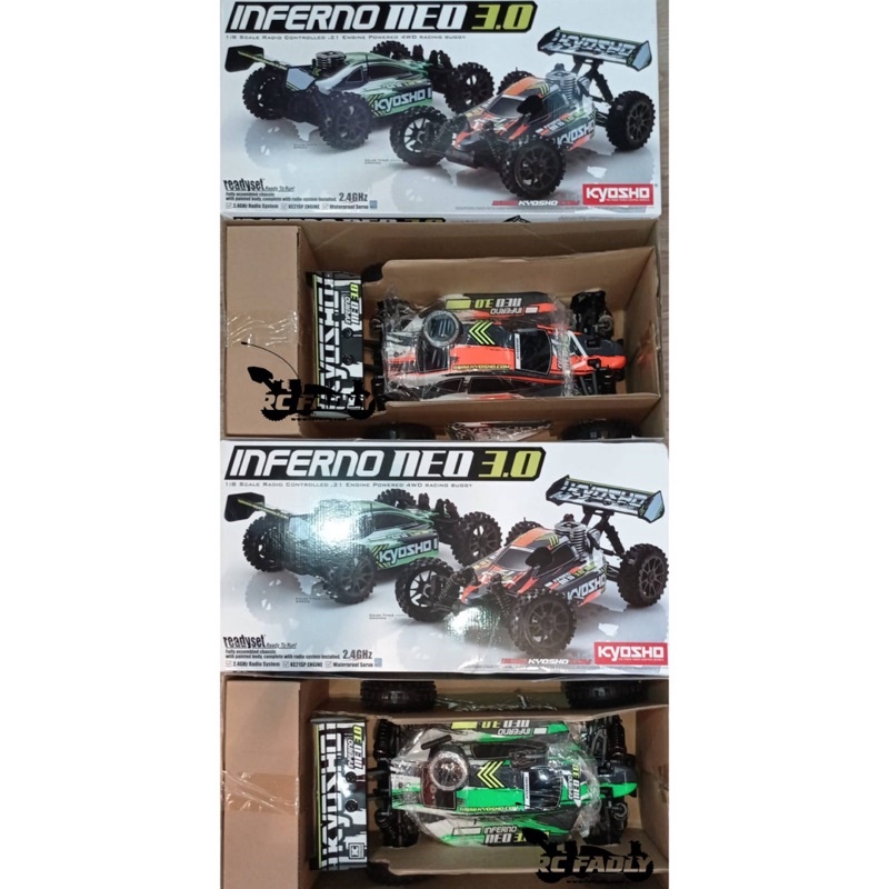 Jual Rc Car Kyosho 1/8 Inferno neo 3.0 GP Engine RTR | Shopee Indonesia