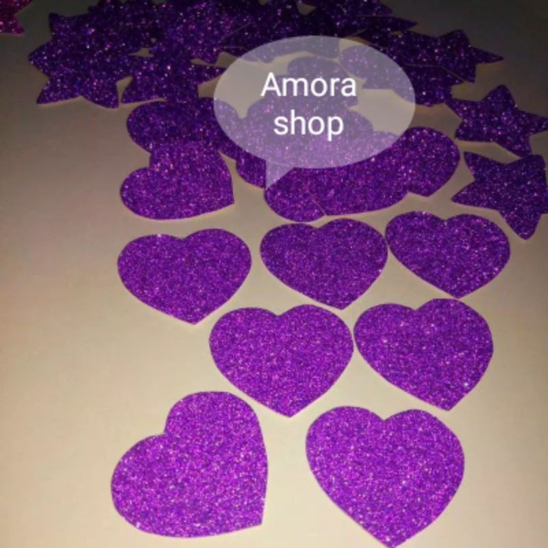 Jual topper cake bintang love(per pcs)/hiasan kue bentuk Bintang Hati ...
