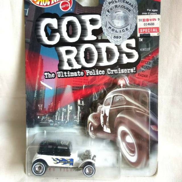 Jual Hot Wheels Cop Rods 32 Ford Vicky The Ultimate police Cruisers ...