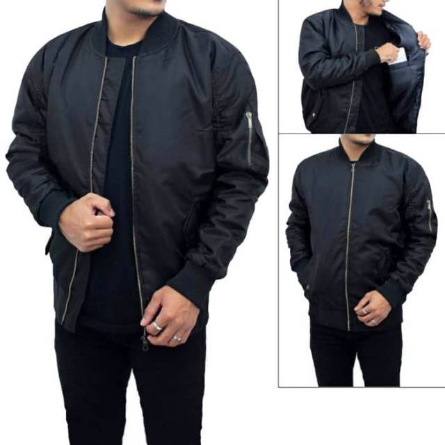 Jual JAKET PRIA BOMBER JUMBO L XL XXL BOMBER / BOMBER COWOK / JAKCKET ...