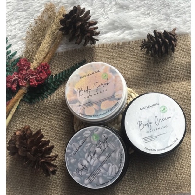 Jual PAKET BEST SELLER/PAKET PEMULA/LULUR KUNYIT/BEDDA LOTONG/BODYCREAM ...