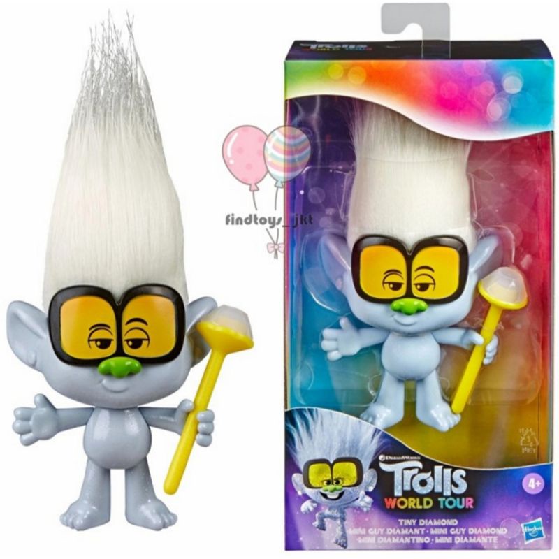 Jual boneka figure Branch Poppy Tiny Diamond Trolls World Tour ...